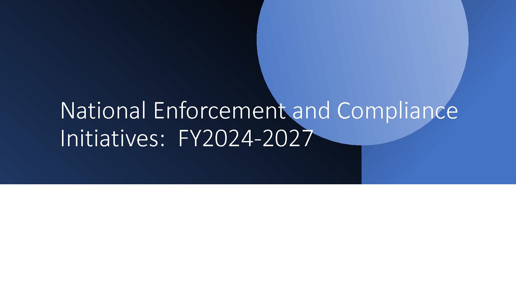2024-01_EPA_National Enforcement and Compliance Initiatives | Midwest ...